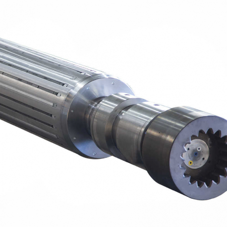 Pneumechanical expanding shafts with lugs | Svecom